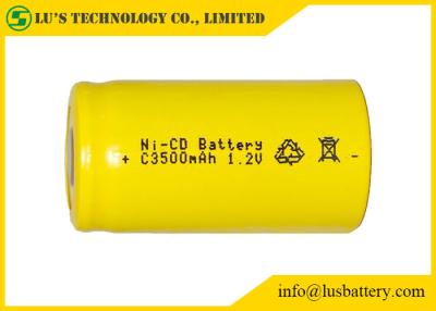China Low Self Discharge 3500mah 1.2 V Nicd Rechargeable Batteries Wide Temperature Range for sale