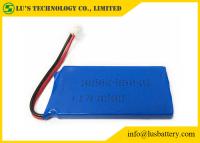 China Blue PVC 3.7 V 500mah Lipo Battery  LP482549 3.7 Volt Lithium Polymer Battery 500mah 3.7v battery for sale
