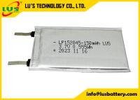 China LP152845 3.7V rechargeable Polymer Lithium Ion battery 150mah LiPo battery LP152845 3.7V for sale