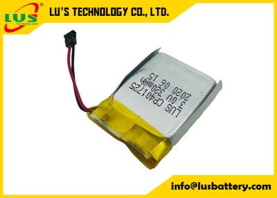 China CP401725 Disposable Li-MnO2 Pouch Battery 3.0V Ultra-Thin LiMno2 Soft Battery pass CB for sale