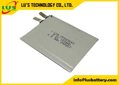 China prismatic battery 3.0 volt 100mah flexible ultra thin cell battery CP063643 Cusotmized for sale