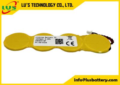 China Ses-imagotag mriergy 3v 1200mah CR2430 limno2 coin cell battery pack OEM CR2430-4P for sale