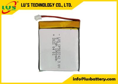 China CP503742 3V 1900mAh Specialised Thin Cell Lithium Battery 3 volt Flat lithium battery 3V CP503742 for sale