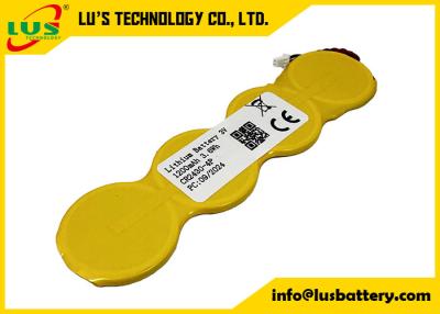 China small size lithium battery 1200mah 3.0 volt Lithium button cell battery CR2430 1S4P battery pack for sale