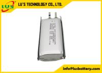 China Non-rechargeable Thin lithium-ion soft pack battery cell CP1002045 3.0 volt lithium battery 2000mah for sale