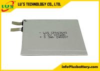 China CP063643 3.0 volt 100mAh Small lithium battery 3V CP063643 Ultrathin Battery for IOT/RFID for sale