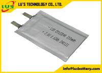 China Cp123040 210mAh 3V Limno2 Battery Customization Thin Battery 210mAh 3 volt OEM battery for sale