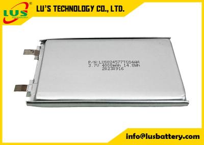 China 3.7V Li Polymer Battery 4000mAh Li-ion battery 3.6V battery LP824577 lipo battery OEM for sale