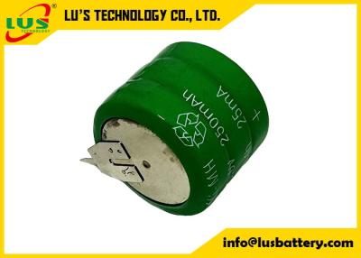 China NiMH battery 250H 1.2V 250mAh button cell rechargeable NIMH battery 3.6V nimh battery for sale