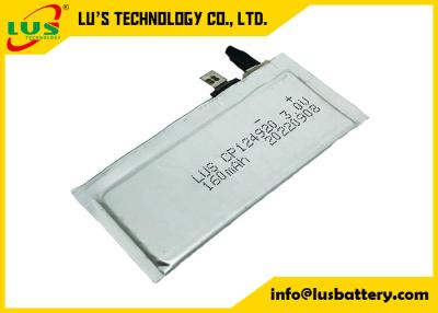 China 3V primary battery pouch cell CP124920 CP144920 160mah non rechargeable battery for sale