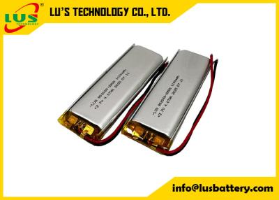 China 1100mah  rechargeable Lithium Ion Polymer Battery 3.7V battery LP802060 lipo battery for sale