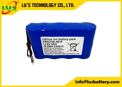 China 12.8Volt lithium battery 6AH lifepoo4 battery 32700 6000mah lithium battery pack for sale