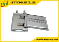 China 900mAh 3.0V Flat Thin Battery CP452535 lithium battery Customized LUS battery for sale