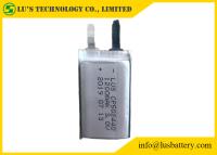 China CP502440 3V 1200mAh Specialised size batteries Disposable thin cell for sale