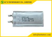 China CP092142 Lithium Primary Battery 3V 90mAh Ultra Thin Cell For IOT Solution for sale