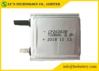 China CP263638 Primary Lithium Battery 3.0V 700mAh Ultra Thin Cell For RFID for sale