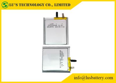 China soft packed battery Cp224248 850MAH Ultra Thin Limno2 Battery 3.0v for sale