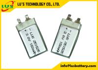 China Limno2 3.0v 150mah Ultra Thin Battery CP251525 Pouch Cell for sale