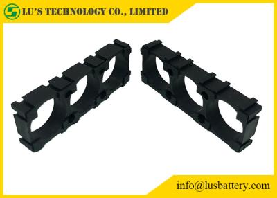 China Black Color 21700 Battery Cell Holder 1*3 Spacer ABS PC 3P for sale