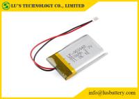China PCM LP063048 Lithium Ion Rechargeable Battery 850mah 3.7V With Wires for sale