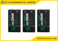 China CR9V 1200mAh 9v Square Lithium Battery 150mA Discharge Li mno2 Batteries for sale