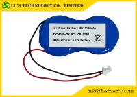 China 65mm Wires Lithium Button Cell 1200mah  JST Terminals 2P-CR2045 3v for sale