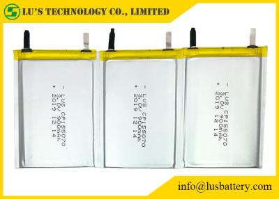 China RFID Flexible LiMnO2 Battery 3.0V 900mah CP155070 For PCB for sale