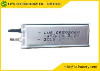 China 3.0V 1450mAh Authentic Ultra Thin Cell Limno2 RFID Prismatic Cp502060 for sale