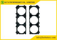 China PC ABS 3P Battery Holder Bracket Black For 18650 Battery Pack for sale