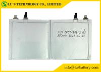 China 3.0V 200mah Primary Lipo Battery HRL CP074848 For Smart Card for sale