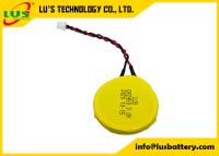 China 3v 600mah Limno2 Battery Pack 65mm Wires CR2450-1P PCB SMT With 2P Connector for sale