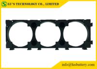 China 1x3 Cell Spacer Battery Accessories 18650 Li Ion Battery Holder Plastic ABS for sale