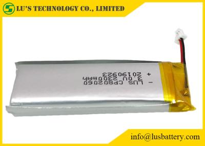 China CP802060 Ultra Thin Cylindrical Lithium Manganese Battery 3V 2300mAh for sale