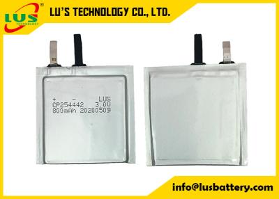 China Custom Terminals 3.0V 800mAh Lithium Primary Battery CP254442 For IOT Solution for sale