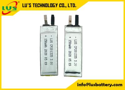 China Custom Terminals 3.0V 150mAh LiMnO2 Flexible Lithium Battery CP201335 For Tags for sale