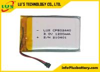 China 3.0V 1200mAh Lithium Mno2 Battery CP502440 For RTLS Products for sale