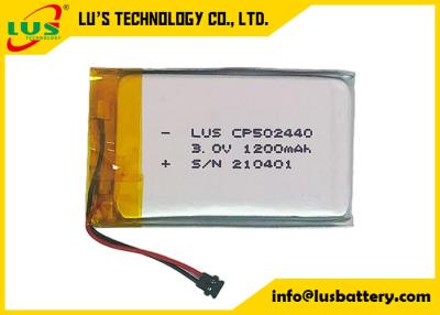 China 3.0V 1200mAh Lithium Mno2 Battery CP502440 For RTLS Products for sale
