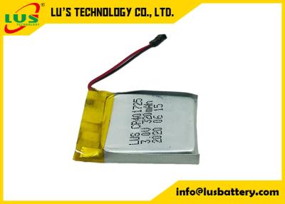 China CP401725 Ultra Thin Primary Battery 3v 320mah Pouch Cell Battery For RTLS Products for sale
