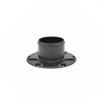 China Customized CNC Metal Machining Parts with Aluminum Tube Interfaces and Black Anodized Surface Treatment for sale