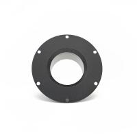 China Customized CNC Metal Machining Parts with Aluminum Tube Interfaces and Black Anodized Surface Treatment for sale