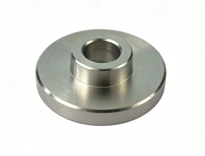 China Precision CNC Machined 6061-T6 Aluminum Flanged Spacer Bushing with Wide-Diameter Flange for sale