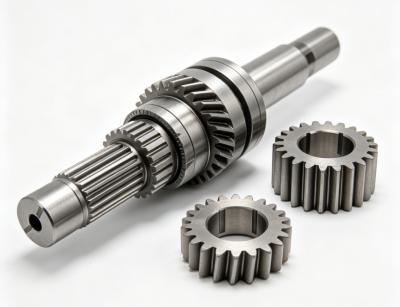 China Spline Gear Shaft CNC Milling Parts Transmission Drive Components Custom gear machining services for sale