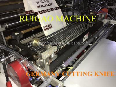 China Vest Plastic Bag Making Machine High Speed ​​Shopping Bag 4 Flat Line for sale