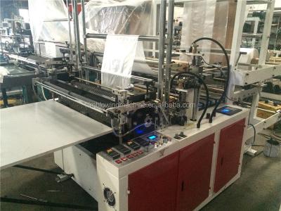 China Plastic Industry Shopping Bag Making Machine Sealing Heating And Cold Cutting Line for sale