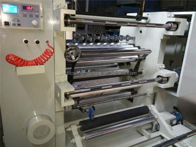 China Plastic Stretch Film Slitting Rewinding Machine Automatic High Speed ​​ for sale