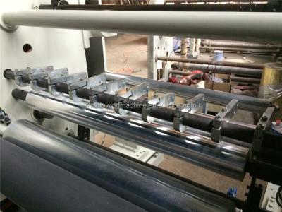 China Plastic Stretch Film Slitting Rewinding Machine Automatic High Speed ​​ for sale