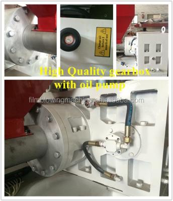 China Taiwan quality plastic film pe bag film extruder maker machine for sale