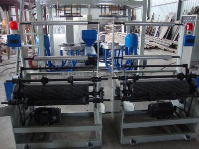 China Nylon PE Plastic Film Blowing Machine High Productivity Double Die Film Head for sale