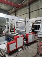 China 3 layer co-extrusion film blowing machine PE 100% cornstarch biodegradable polyethylene blown extruder mulching plastic film for sale