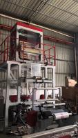 China High speed high output 100% constarch biodegradable shopping bag film blowing HDPE LDPE LLDPE stretch film making machine price for sale